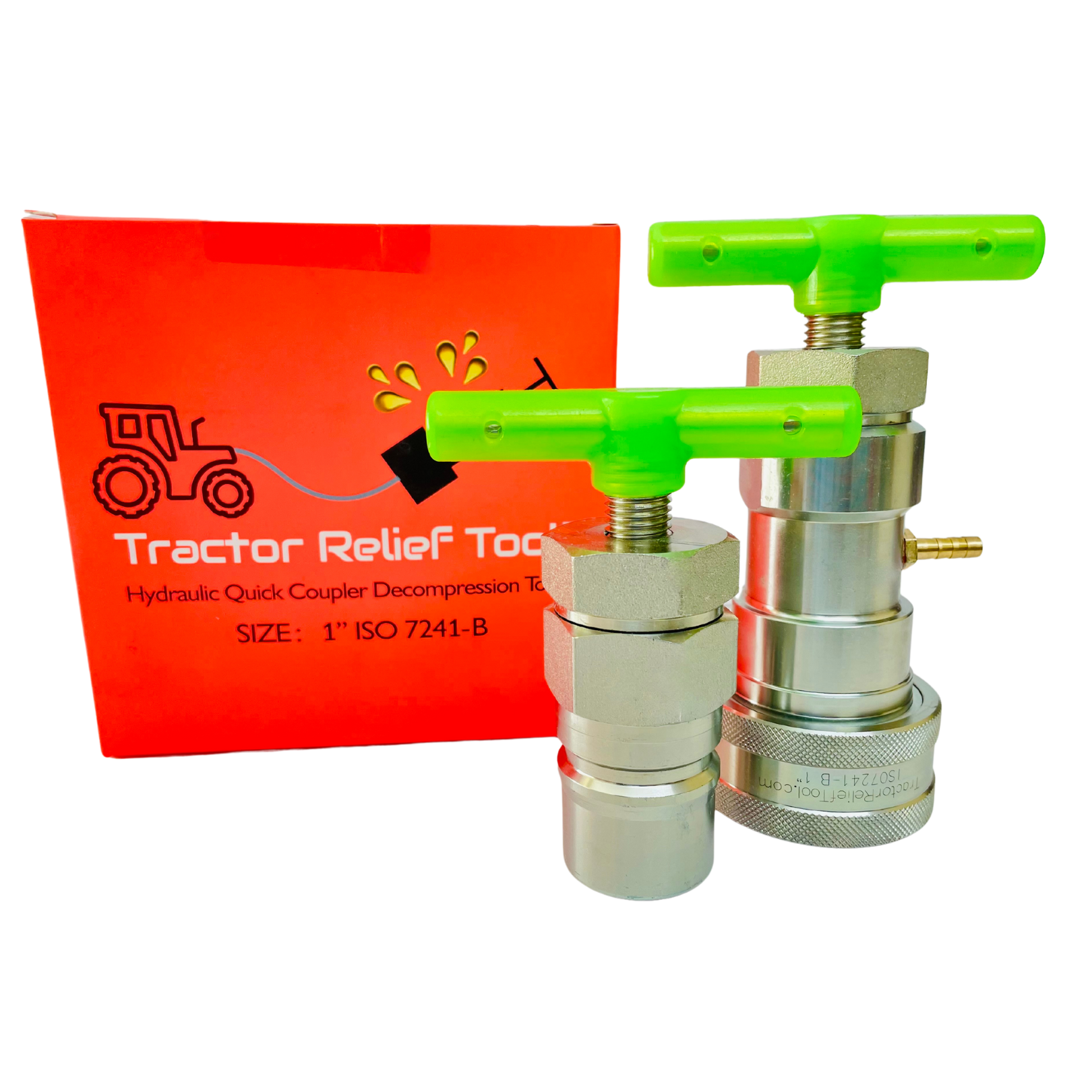 1" ISO 7241-B Hydraulic Coupler Decompression Relief Tool ...